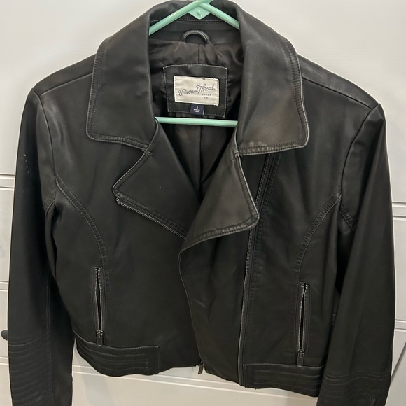 Universal Thread | Jackets & Coats | Universal Thread Black Faux ...